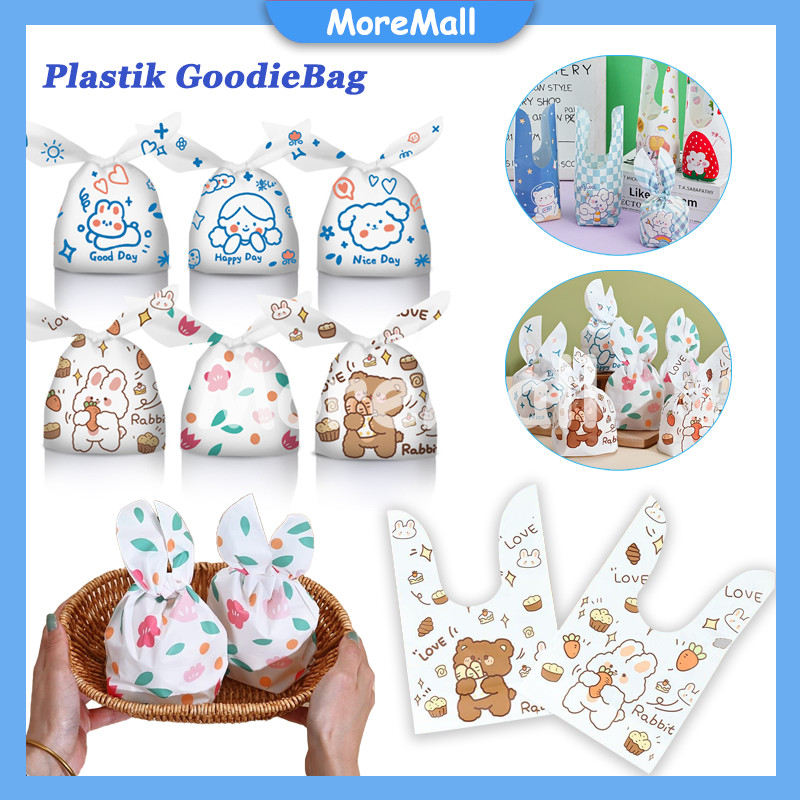 Jual Plastik Rabbit Ear Bag/Plastik GoodieBag | Shopee Indonesia