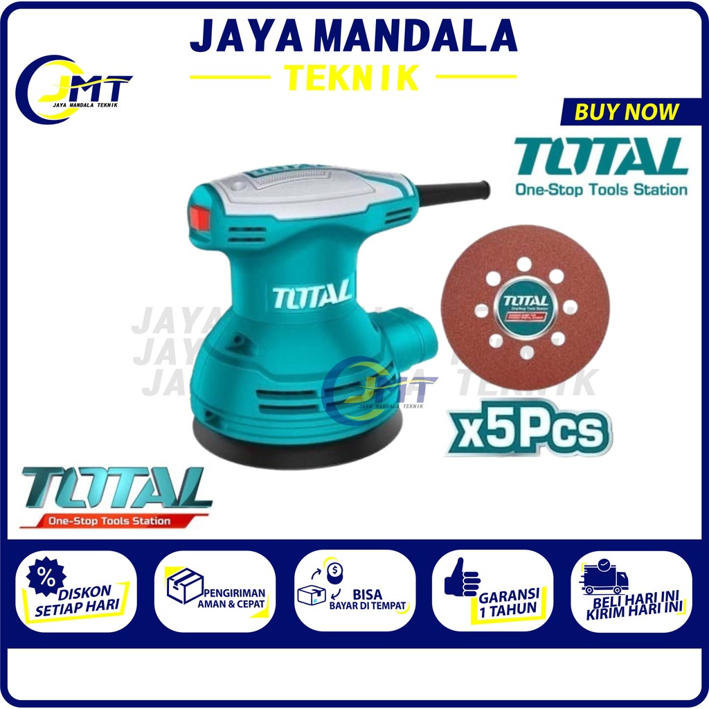 Jual TOTAL ROTARY SANDER / MESIN AMPLAS LISTRIK BULAT TF2031256 ...
