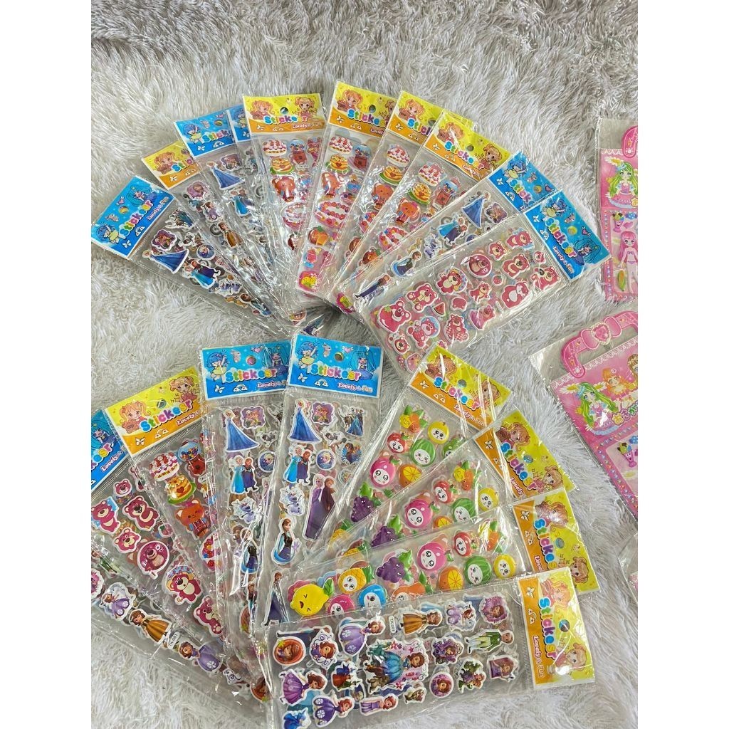 Jual Stiker Anak Timbul Karakter Dan Stiker Model Tas / Sticker ...