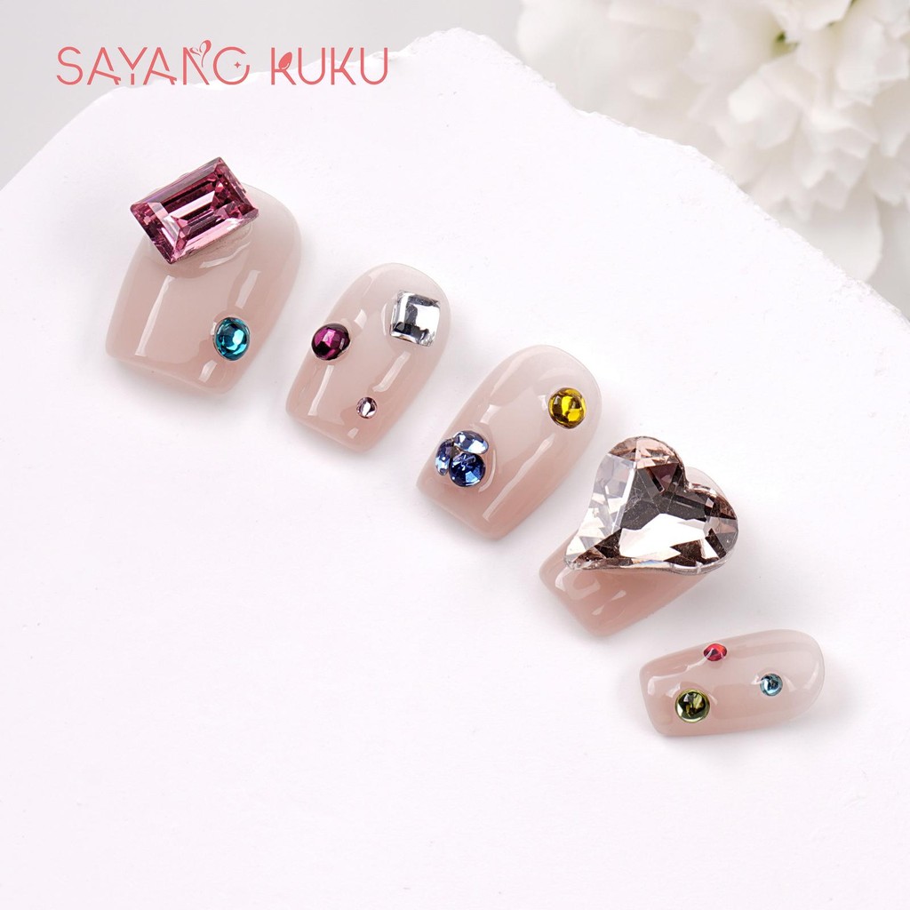 Jual [Beli 3 dapat 7] Sayang Kuku x Miniso 3D Kuku Palsu Luxurious ...