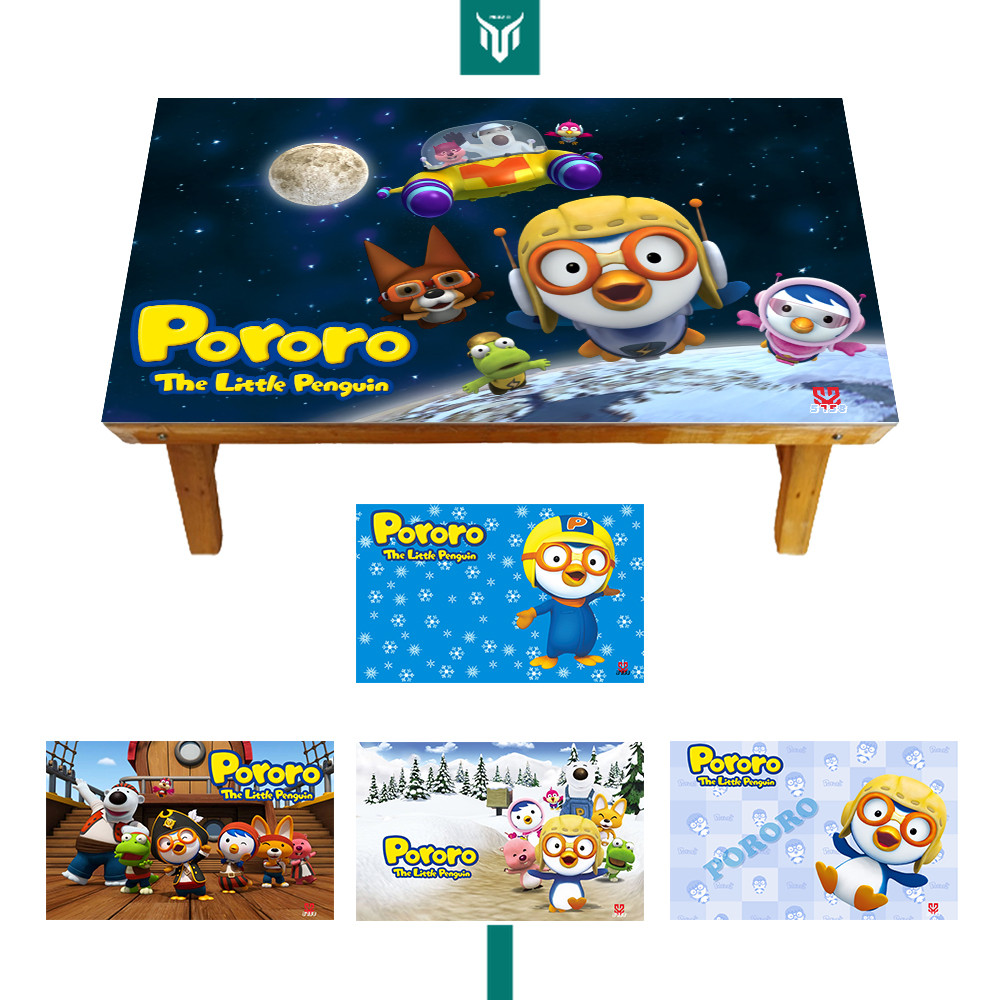 Jual MEJA BELAJAR LIPAT KARAKTER PORORO ANAK | Shopee Indonesia