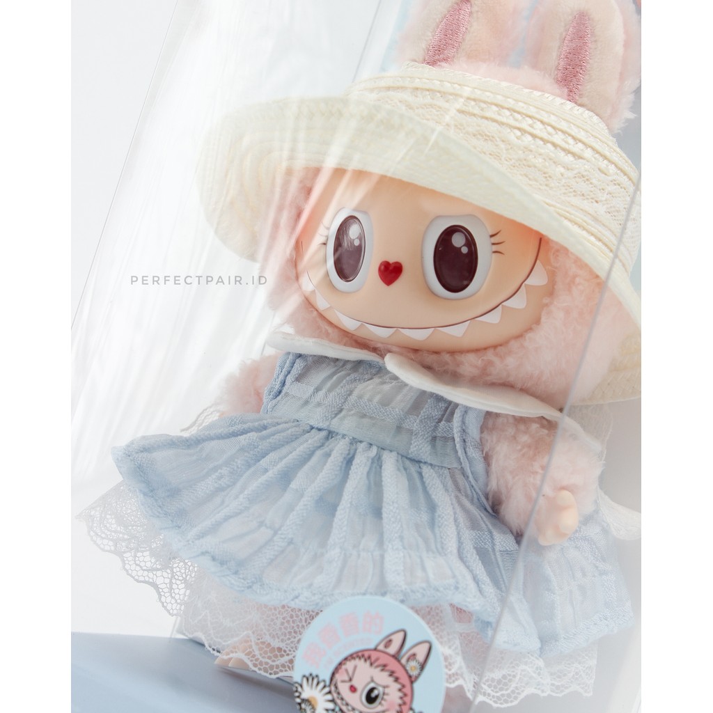 Jual Pop Mart Labubu Mokoko The Blue Diamond Plush Doll Pendant 100% ...