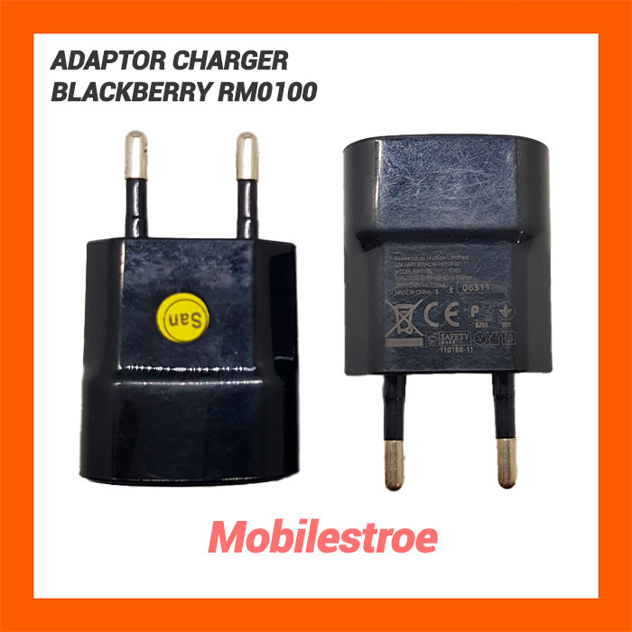 Jual ADAPTOR KAKI 2 BULAT BLACKBERRY MODEL RM 0100 USB POWER PLUG EU ...