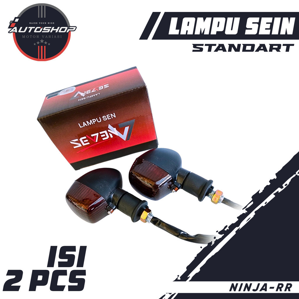 Jual Lampu Sen NINJA RR 150 HITAM Pendek Reting Riting Sein NINJA-RR ...