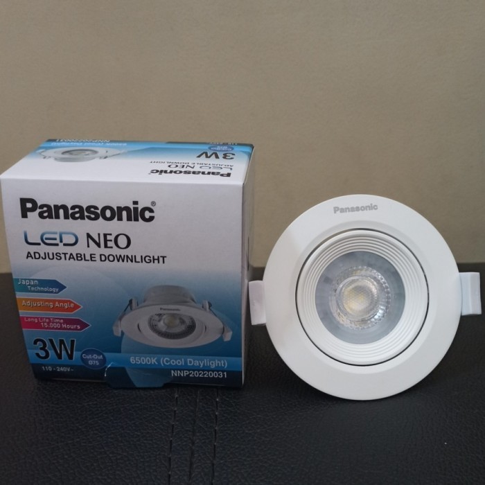 Jual Lampu LED Spot Light Spotlight Cob Dowlight Sorot Panasonic 3 watt ...