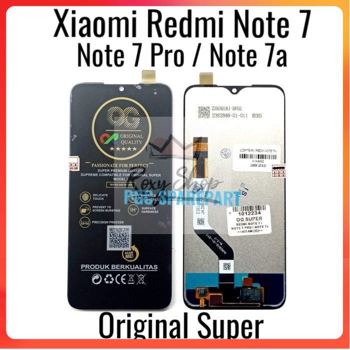 Jual Original Super OG- LCD Touchscreen Redmi Note 7 / Note 7 Pro / Note 7S | Shopee Indonesia