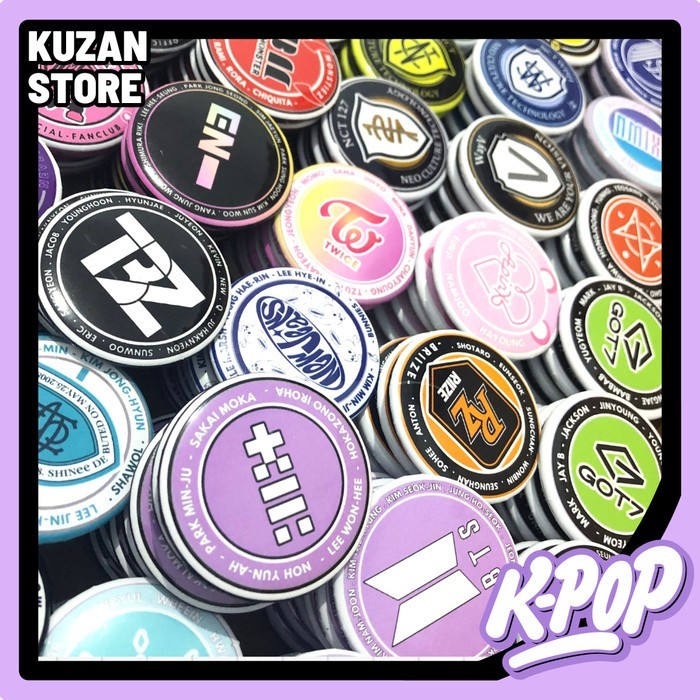 Jual Pin Logo KPOP 4.4 cm (YG Idol Group Logo) / Pin Badge / Pin Button ...