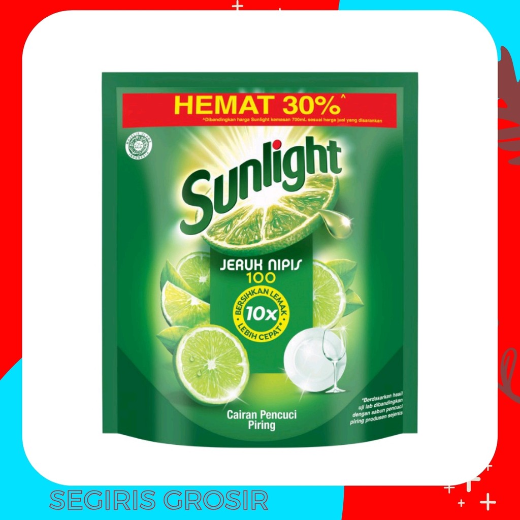 Jual Sunlight Sabun Cuci Piring Jeruk Nipis Refill Jumbo 910 Ml | Shopee Indonesia