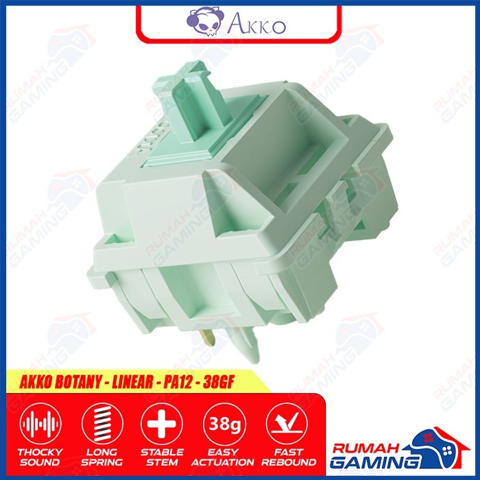 Jual AKKO - Switch - Botany Switch - 5 PIN - 38g - Pcb Mount - Linear ...