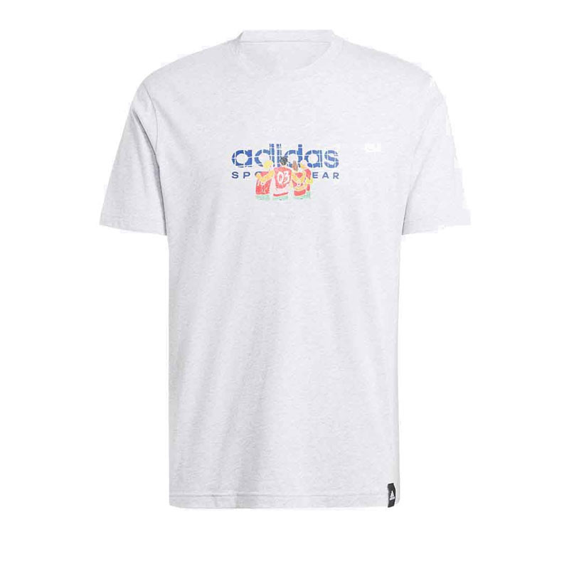 Jual adidas Codes Linear Men's Graphic T-Shirt - Light Grey | Shopee ...