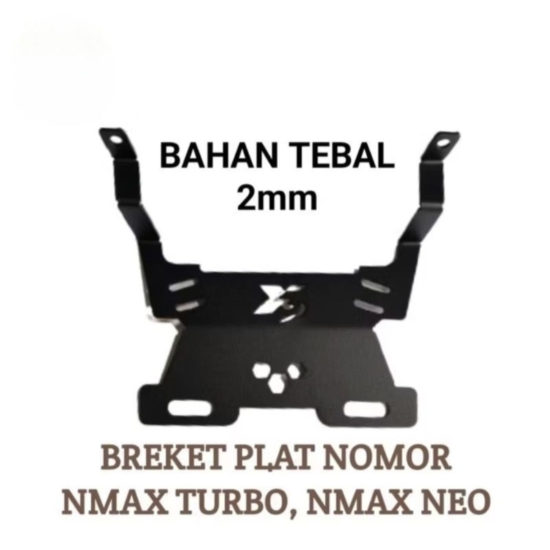 Jual Breket dudukan plat no kumis laser Nmax new/Nmax old nmax turbo ...