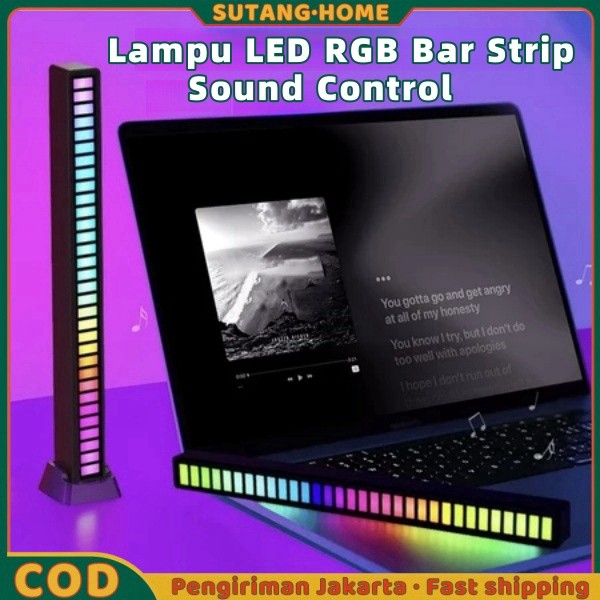 Jual 【SUTANG】Lampu Music LED RGB Bar Strip Spectrum Sound Control ...