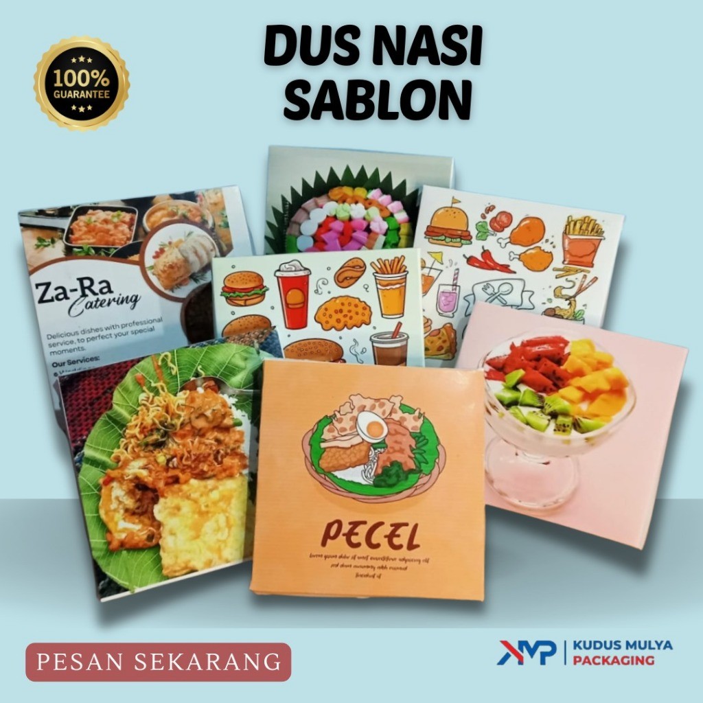 Jual KOTAK MAKAN CUSTOM / KOTAK NASI BOX KEKINIAN / BOX NASI KOTAK ...
