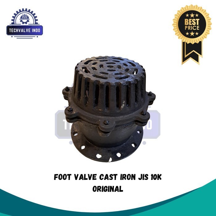 Jual FOOT VALVE 6" INCH JIS 10K CAST IRON ORIGINAL | Shopee Indonesia