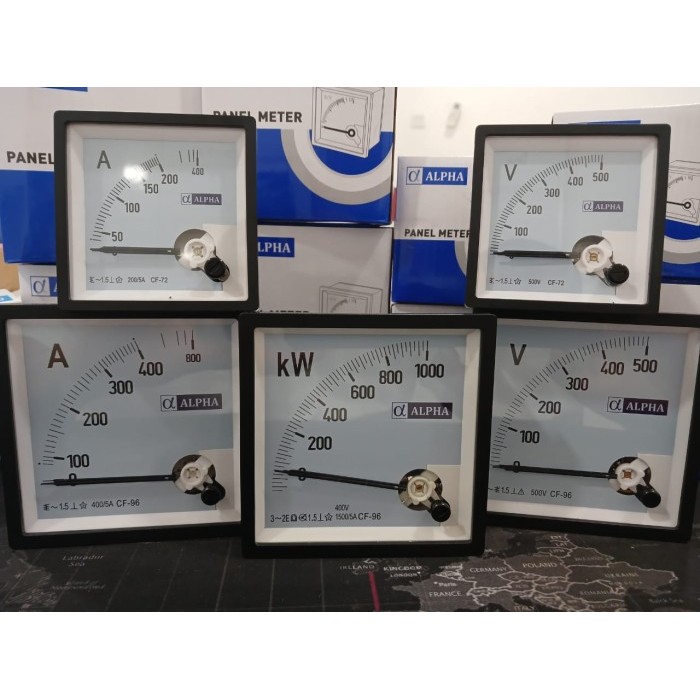 Jual TI99 Ampere Meter Indirect CT/5A 96x96 50A-1000A ALPHA - 50A ...