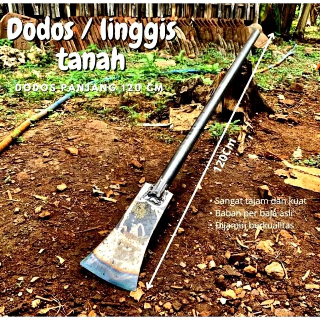 Jual Dodos linggis Tanah Dengan Gagang panjang Super Tajam Terjamin ...