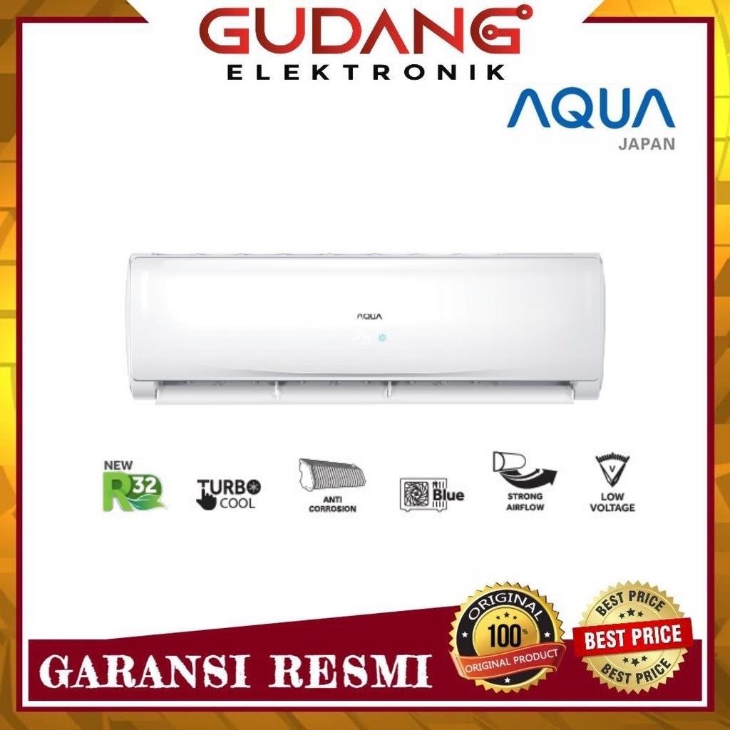 Jual AC AQUA 1/2 PK AQA-KCR 5AHP TURBO COOL LOW WATT AQA-5AHQ | Shopee ...