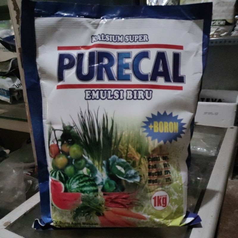Jual Pupuk Kalsium Super Purecal Emulsi Biru 1 kg | Shopee Indonesia