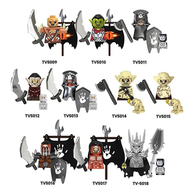 Jual Lord Rings Action Figures Toy Medieval Knight Soldier Orcs Elves ...