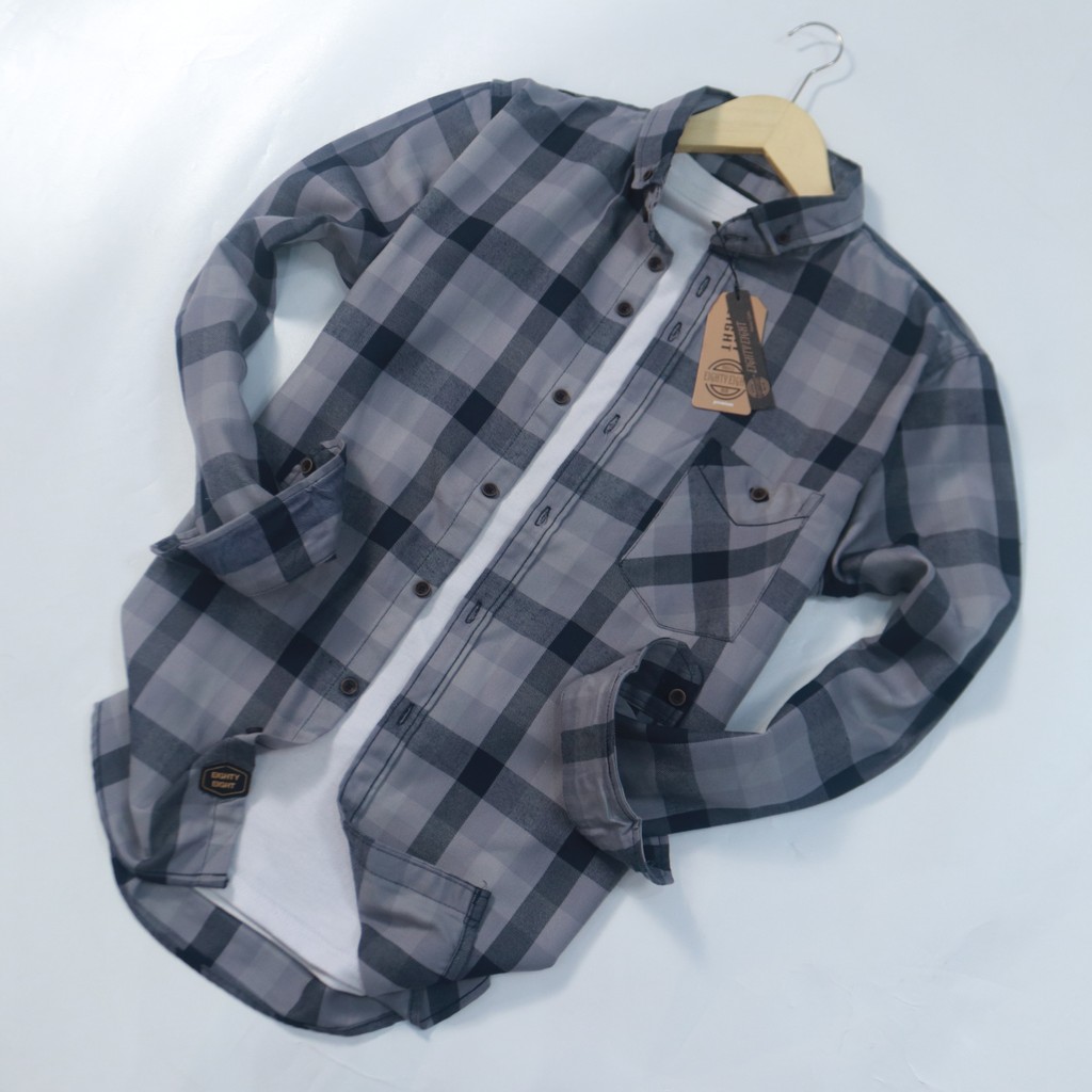 Jual Brill Eighty Eight - Kemeja Flanel Panjang Premium Varian 88 L3856-L3861 | Shopee Indonesia
