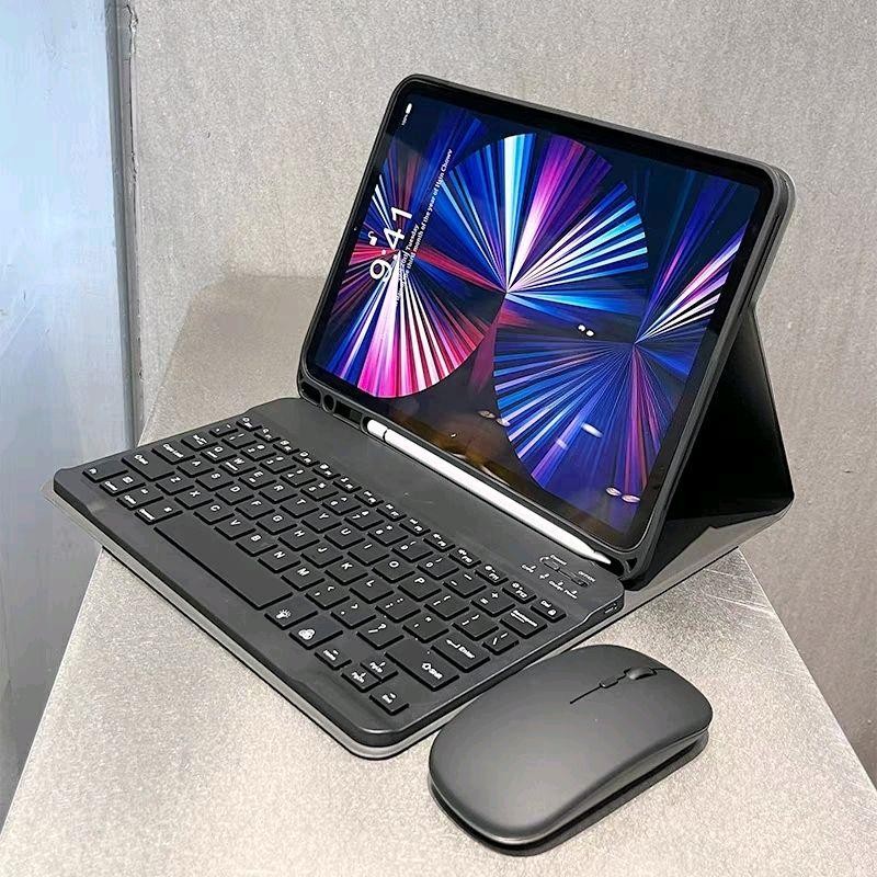 Jual Paket Flip Case + Keyboard + Mouse for Samsung Galaxy Tab A9+ / A9 ...