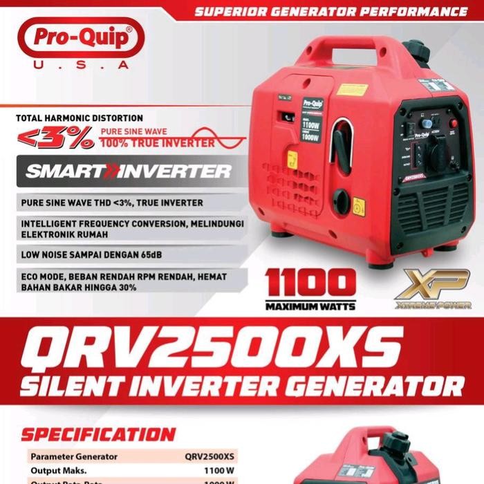 Jual Genset Inverter 1000 Watt 1100 Watt Super Silent Portable Merk PRO ...