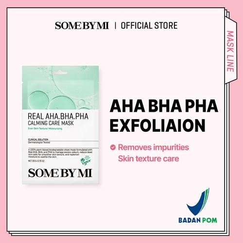Jual SOME BY MI REAL AHA-BHA-PHA CALMING CARE SHEET MASK 20G | Shopee ...