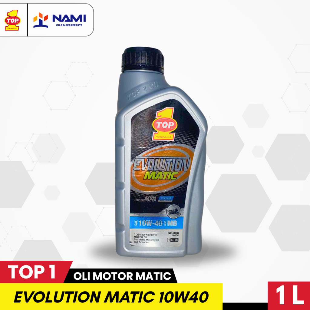Jual *TOP 1 EVOLUTION MATIC 10W40 1L * oli motor matic - Original ...