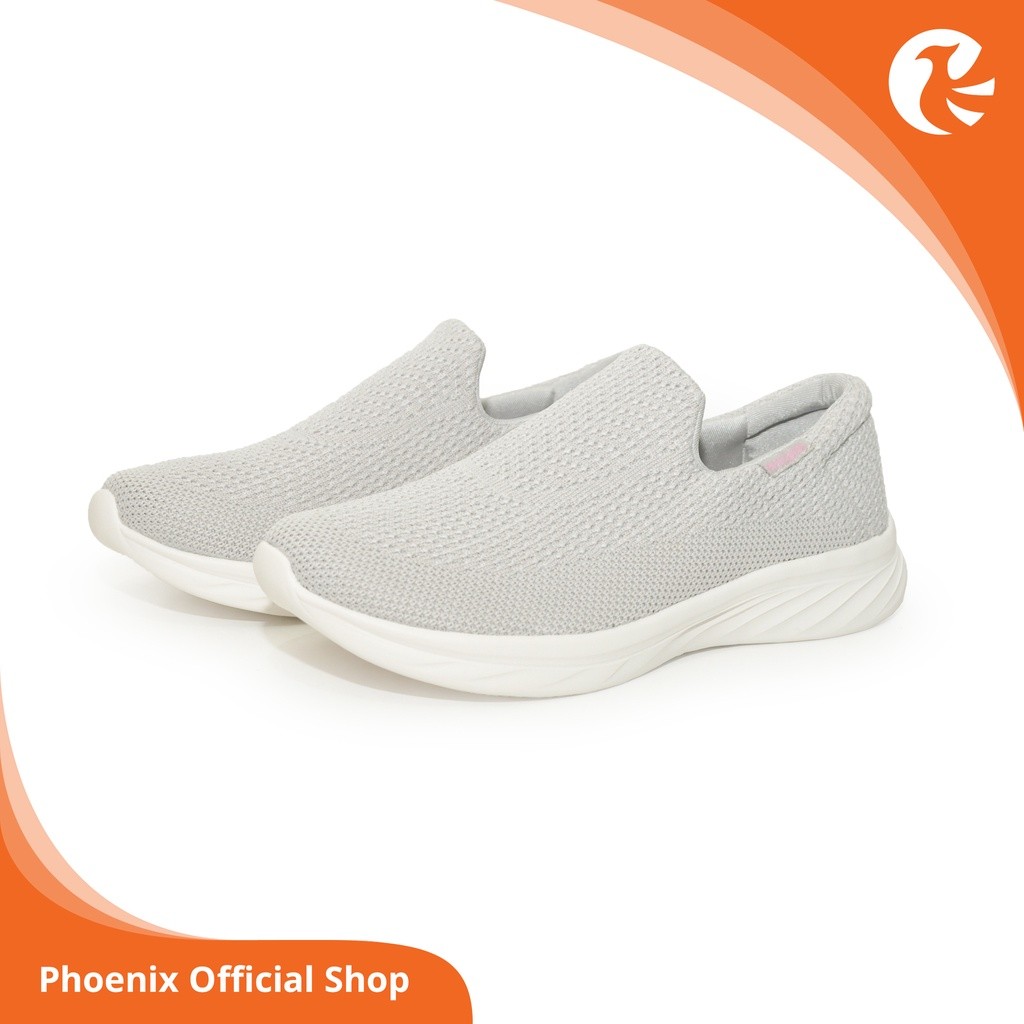 Jual Phoenix Official - Sepatu Slip On Wanita - Freda L.Grey | Shopee ...