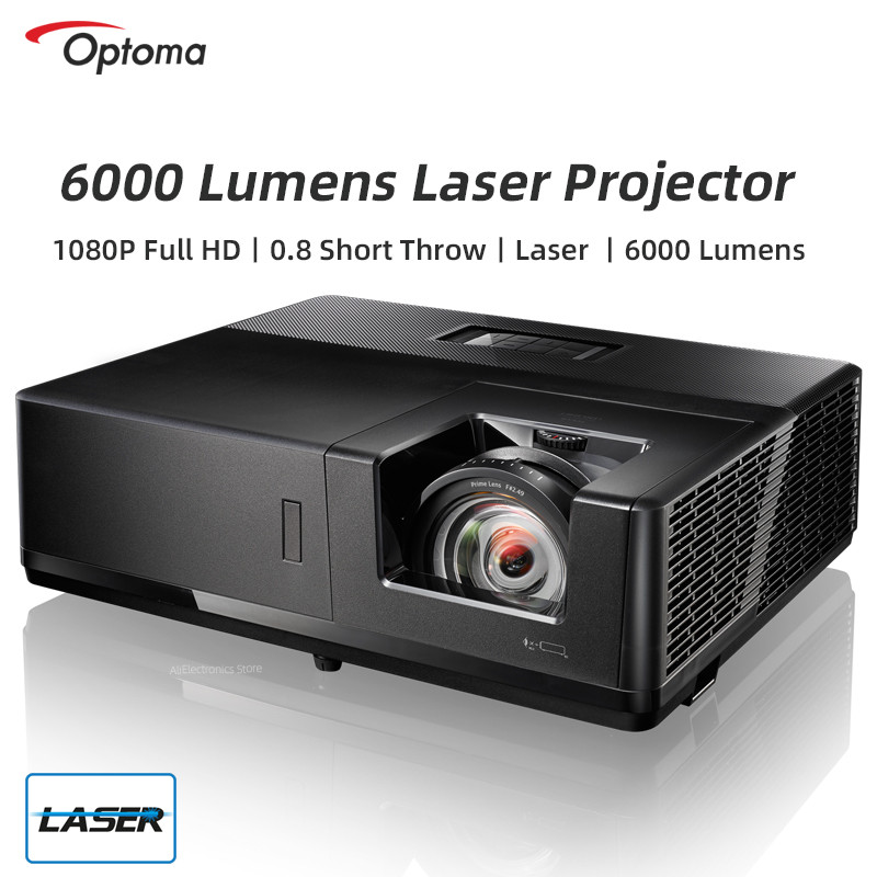 Jual Optoma Laser Short Throw Projector 3D 6000 Lumens For Home Theater ...