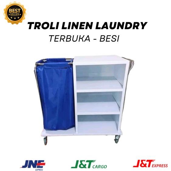 Jual TROLLEY LINEN LAUNDRY BESI || TROLI LAUNDRY STAINLESS || TROLI ...