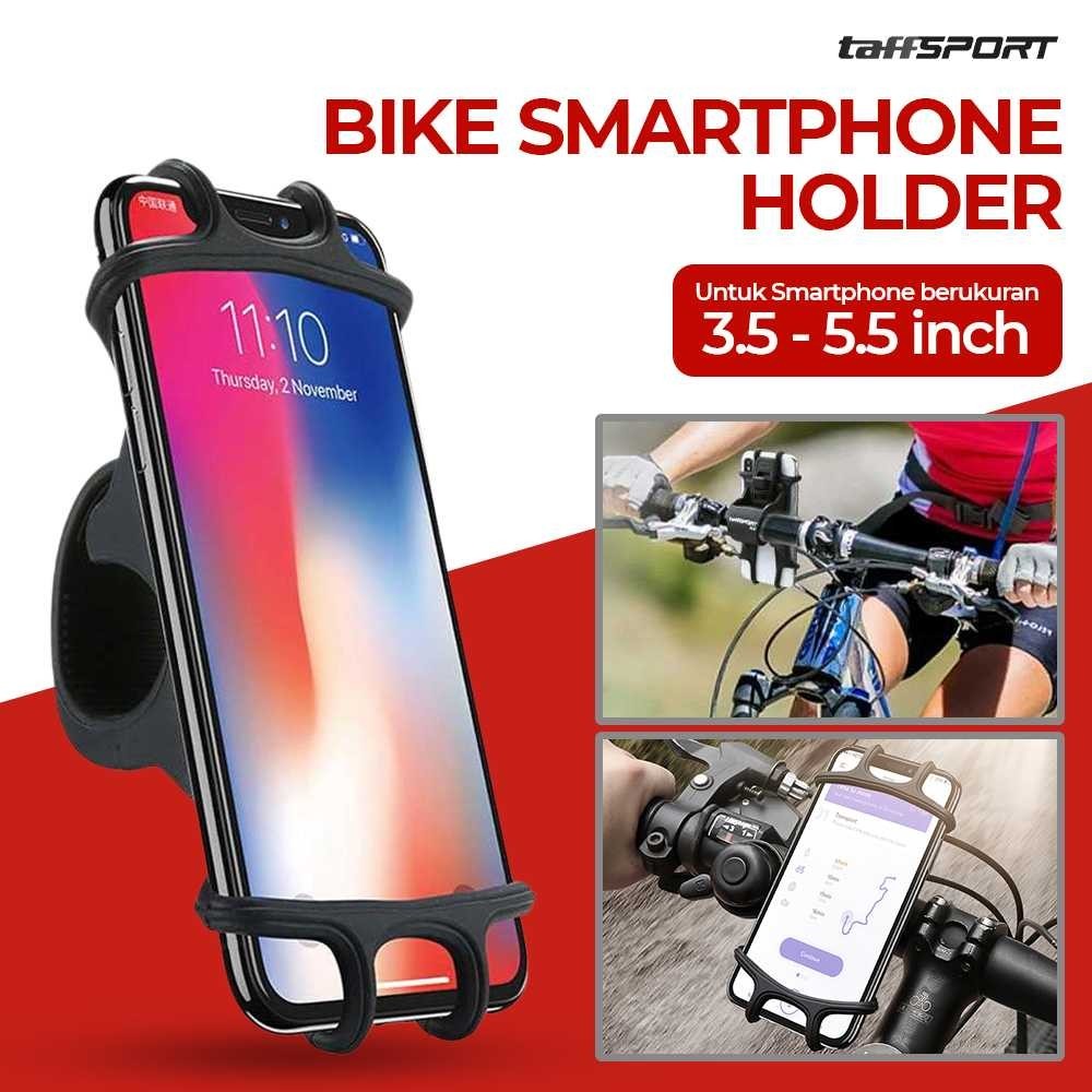 Jual Holder Hp Sepeda Silikon Anti Jatuh Tempat Dudukan Smartphone di ...