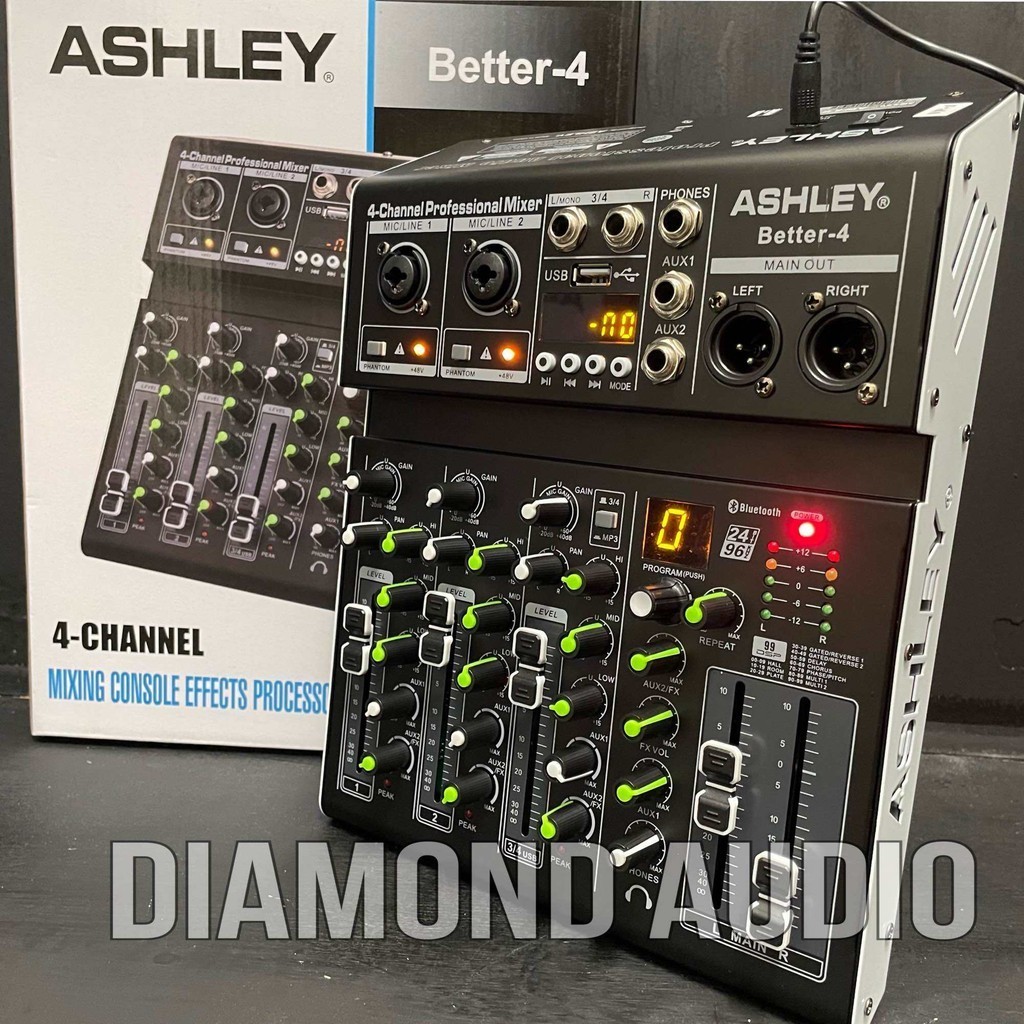 Jual Mixer Audio Ashley Better4 Usb Bluetooth Original Mixing 4 Channel Ashley better 4 ( BISA ...