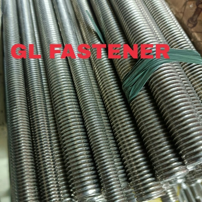 Jual Long Drat Stainless M16 As Drat SS 304 Thread Rod SUS 304 x 1 ...
