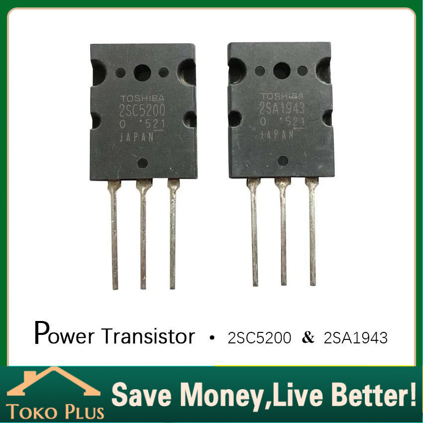 Jual Transistor TR Final Toshiba C5200 A1943 2SC5200 2SA1943 / Transistor Toshiba 2SC5200 ...