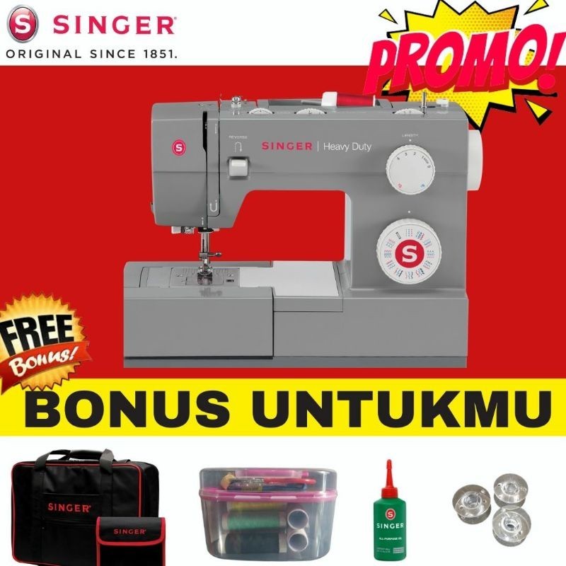 Jual Mesin Jahit SINGER Heavy Duty 4432 | Mesin Jahit Portable SINGER ...
