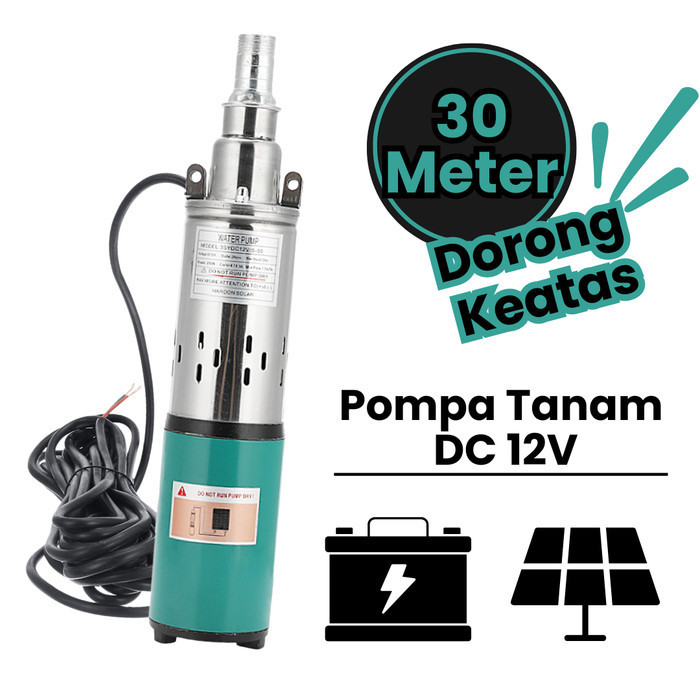 Jual Pompa Satelit Mini DC 12V Pompa tanam celup sumur 30 meter pompa ...