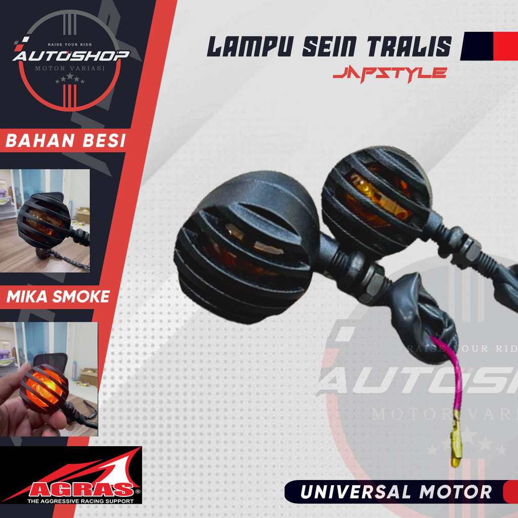 Jual Sen Tralis Retro Klasik Japstyle Universal Almini Isi Sepasang ...