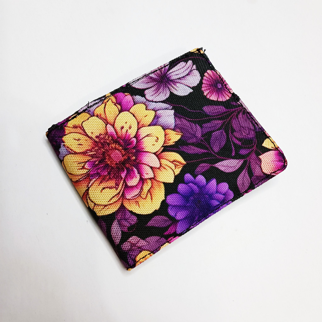 Jual TLC - Dompet Lipat - Dompet Wanita Kecil Kanvas Tipis Motif DL27 ...
