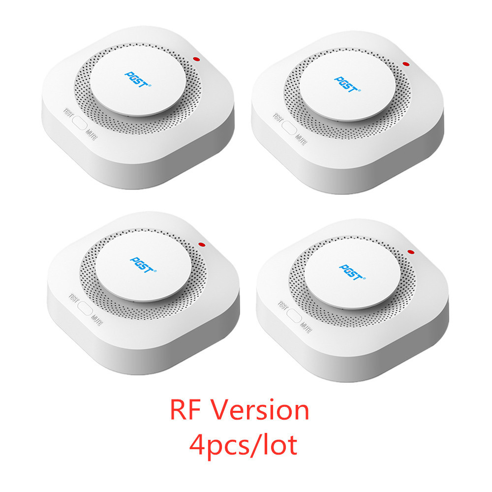 Jual 433MHz Wireless Fire Protection Smoke alarm Detector Alarm Sensors ...
