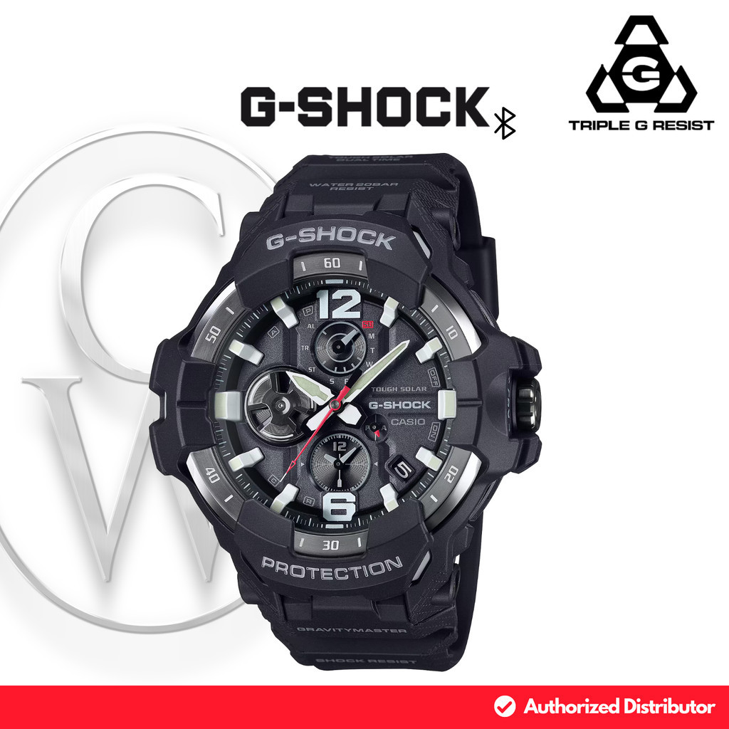 Jual Jam Tangan Pria Casio G-Shock Gravitymaster GR-B300-1A Master Of G-Air Tough Solar Analog ...