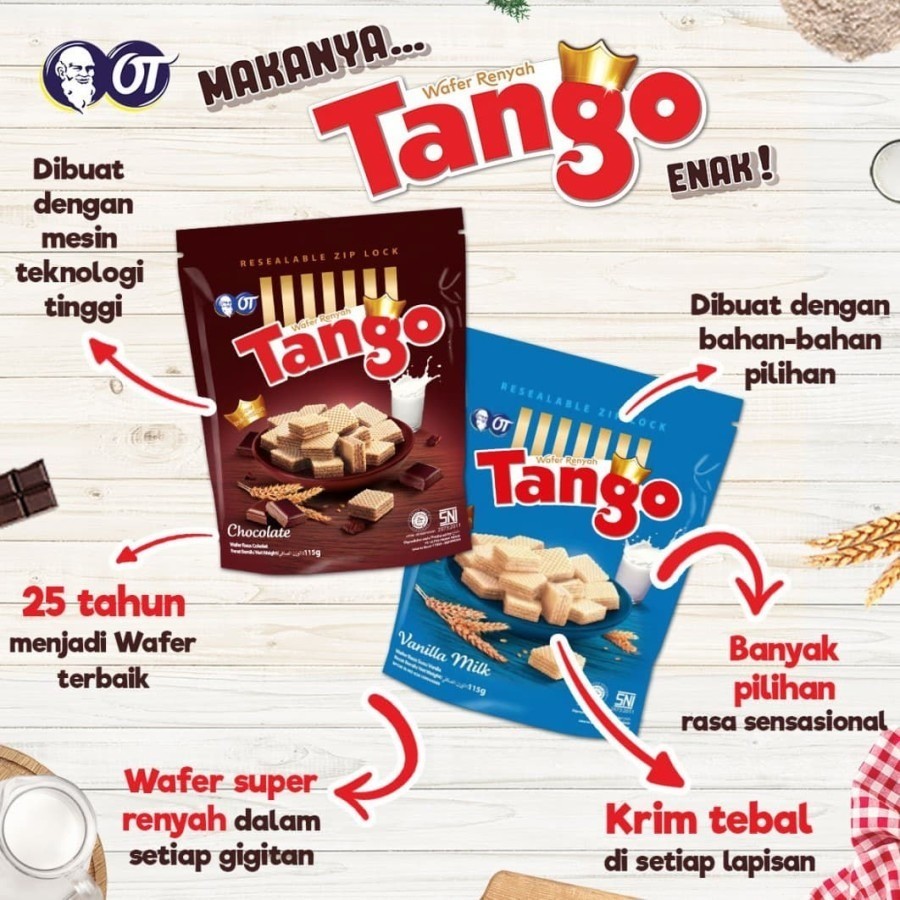 Jual Tango Wafer kemasan Pouch 100gr | Shopee Indonesia