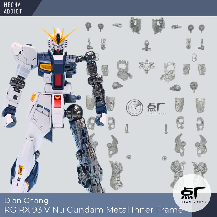 Jual Metal Inner Frame for RG RX 93 V Nu Gundam by Dian Chang | Shopee ...