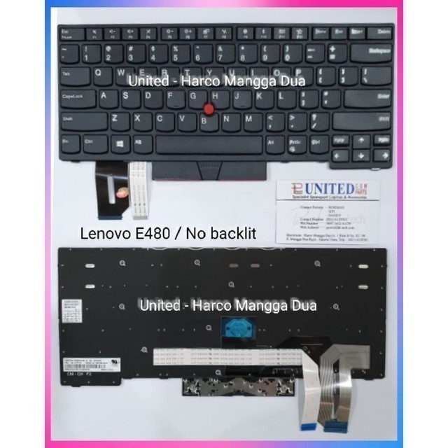 Jual keyboard lenovo thinkpad e480 e485 l480 t480s l380 l490 POINTER ...