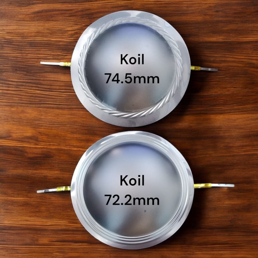 Jual Original Spul Driver Tweeter Voice Coil 74.5mm Dan 72.2mm | Shopee ...