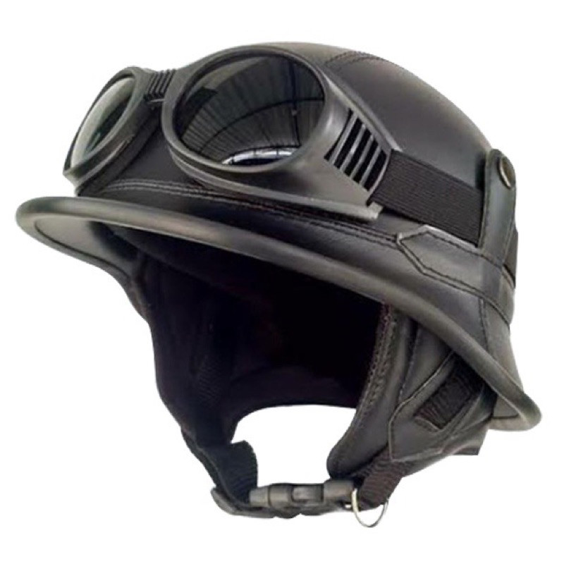 Jual Helm retro millenial NAZI CRAZY kombinasi Kacamata/helm retro ...