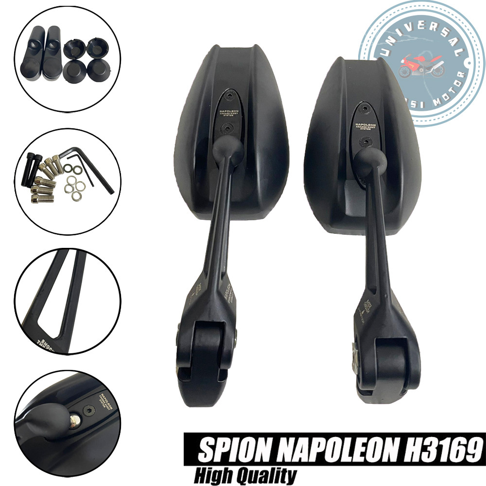 Jual Kaca Spion Napoleon 3169 Universal Semua Motor Yamaha Honda Suzuki ...