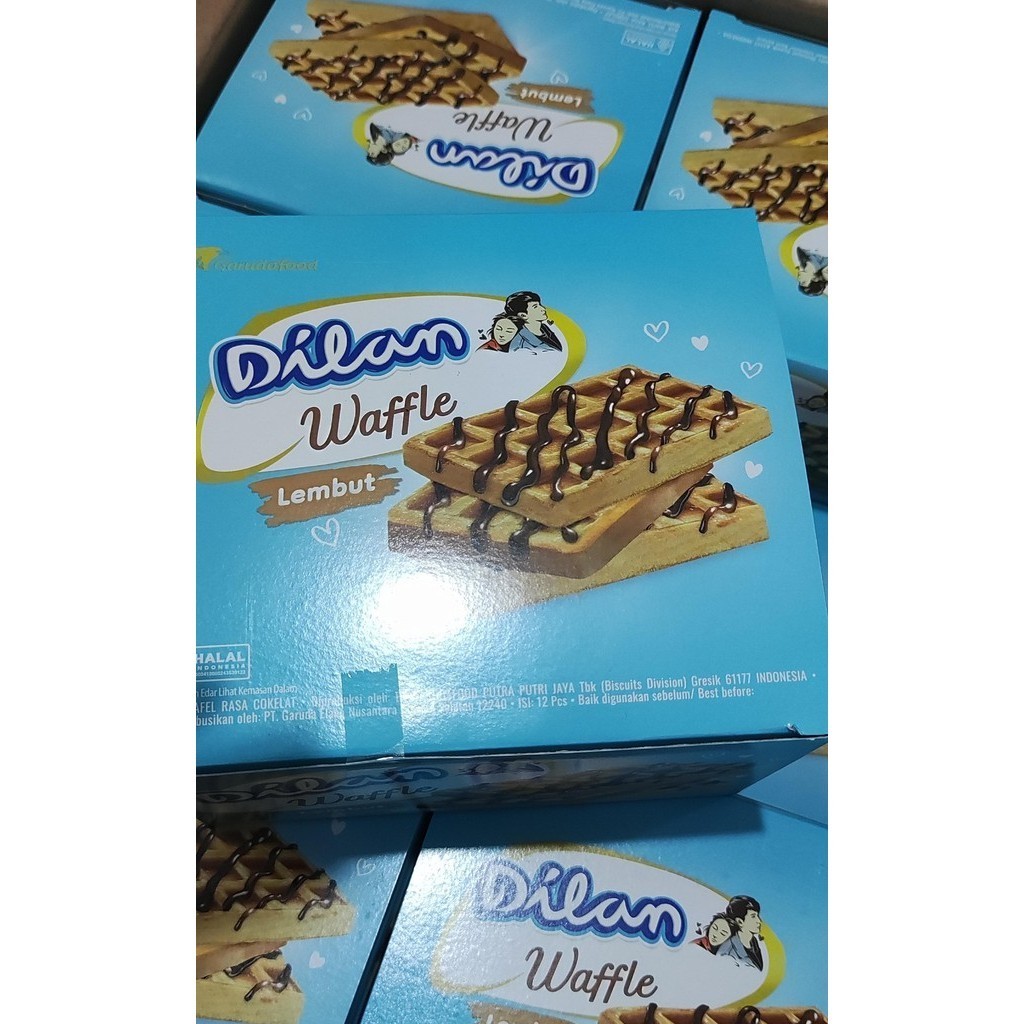 Jual Dilan Chocolate Waffle 16 gr BOX | Shopee Indonesia