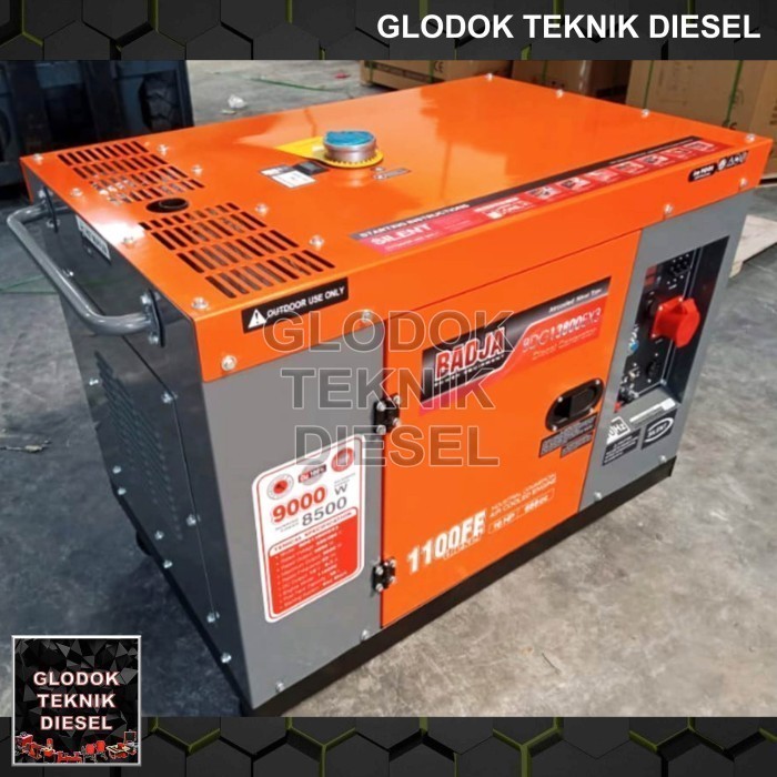 Jual Generator Genset Silent Diesel 5500 W 5000 Watt Solar 8 7.5 KVA ...