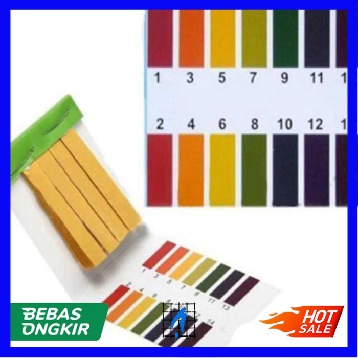 Jual Kertas Ukur Uji PH Tester Air Minum Akuarium 72 Strip | Shopee ...